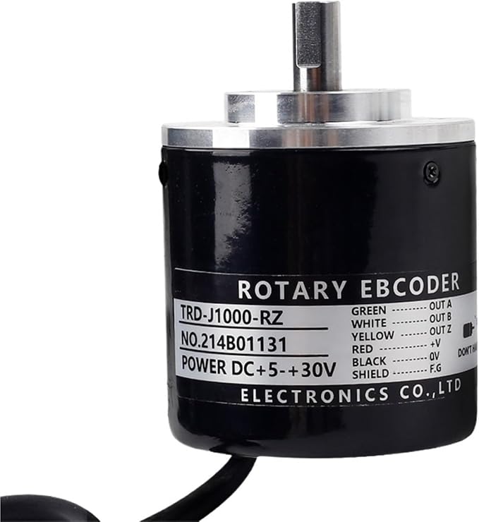 1pc TRD-J Series 50MM Dia Solid Shaft 8mm Rotary Encoder Push-Pull ...
