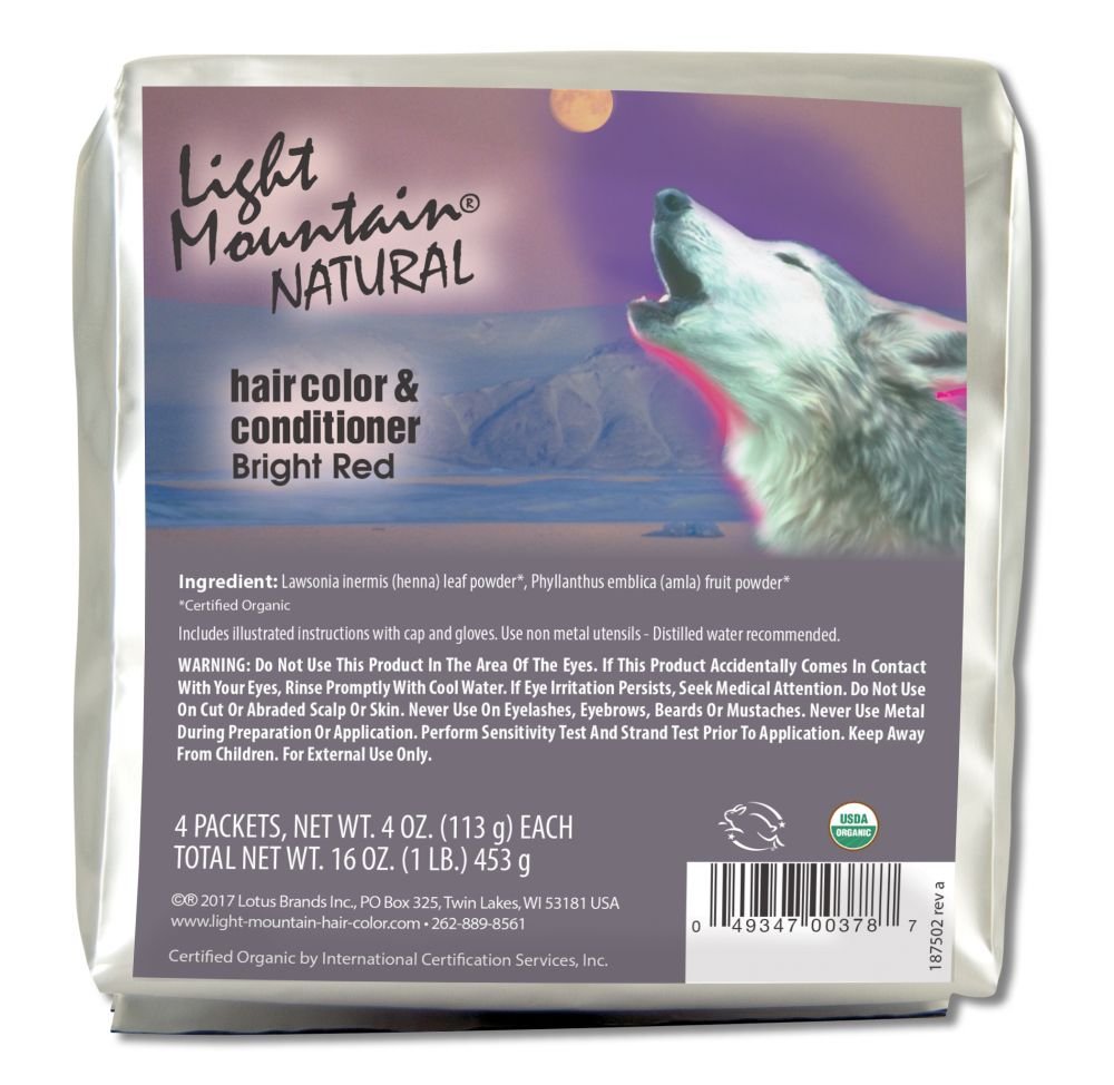 Amazon.com : Henna-Light Mountain (Bulk) - Bright Red 1 lb : Hair ...