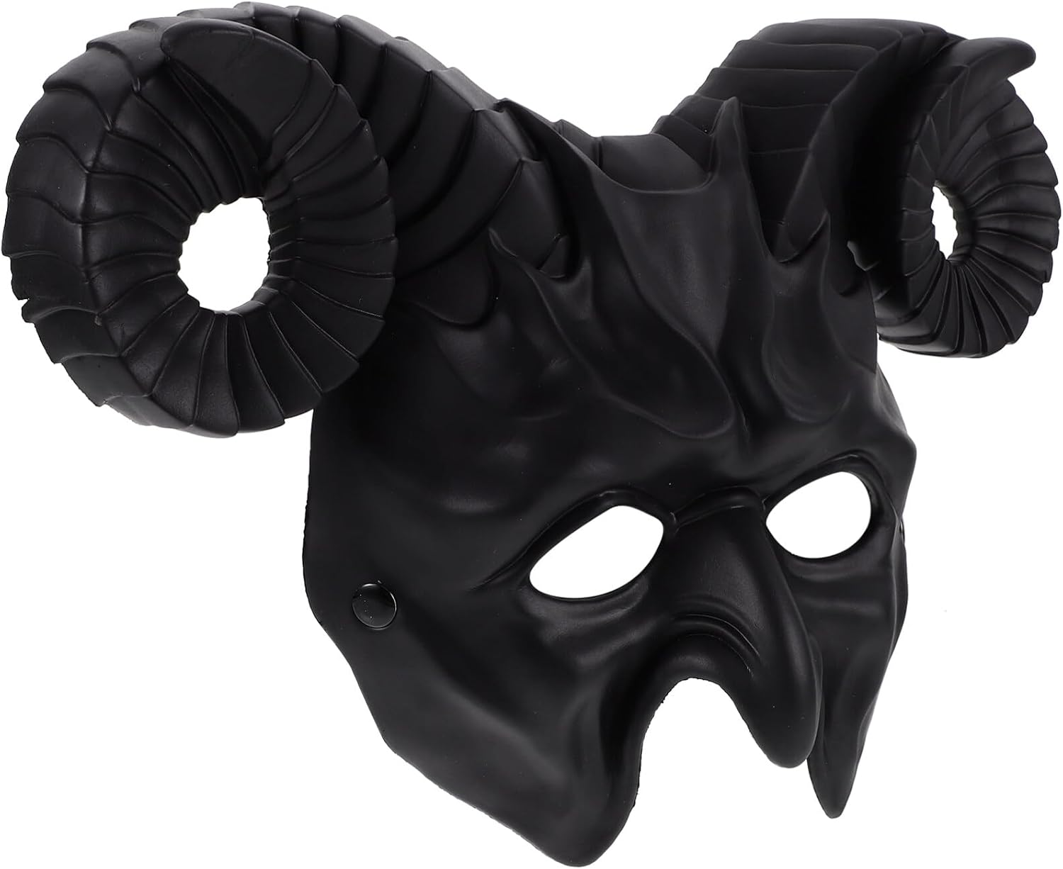 Amazon.com: Abaodam Ox Horn Mask Horns Masquerade Mask Animal Half Face ...