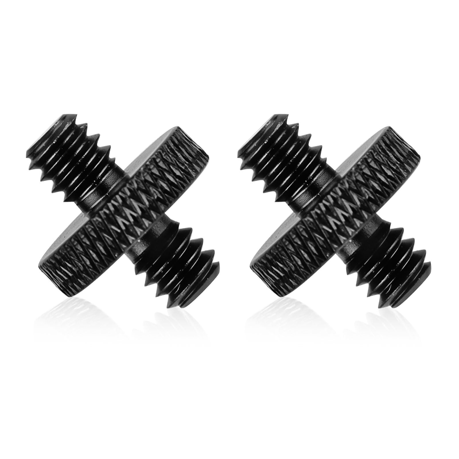 Amazon.com: 2pcs Mic Stand Adapter, 1/4 Male to 1/4 Male Camera Mic ...