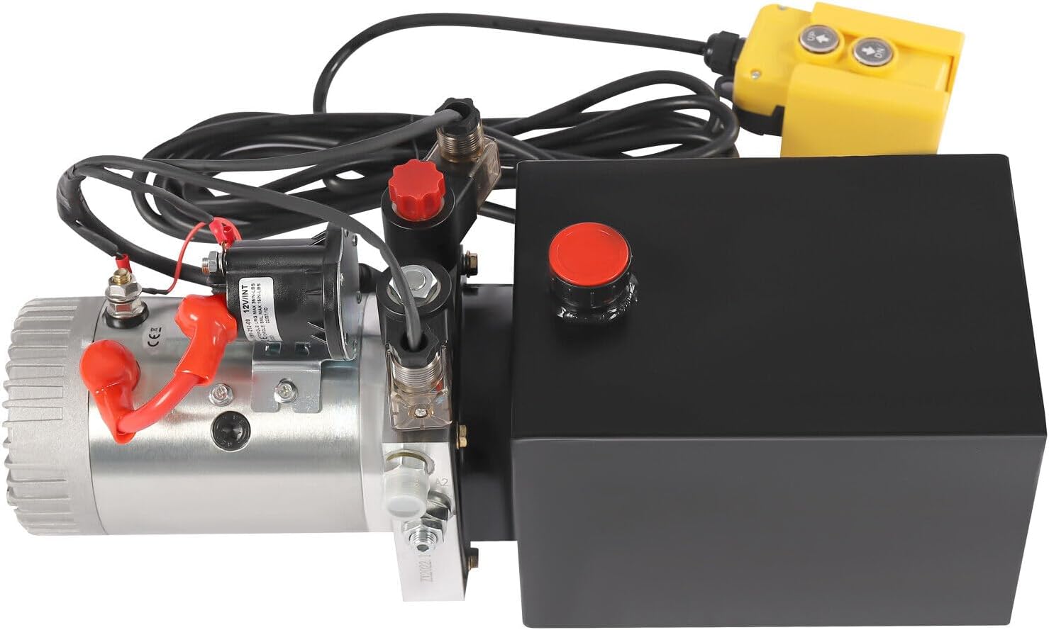 Amazon.com: PIAOCAIYIN 6 Quart Hydraulic Pump, Double Acting Dump ...