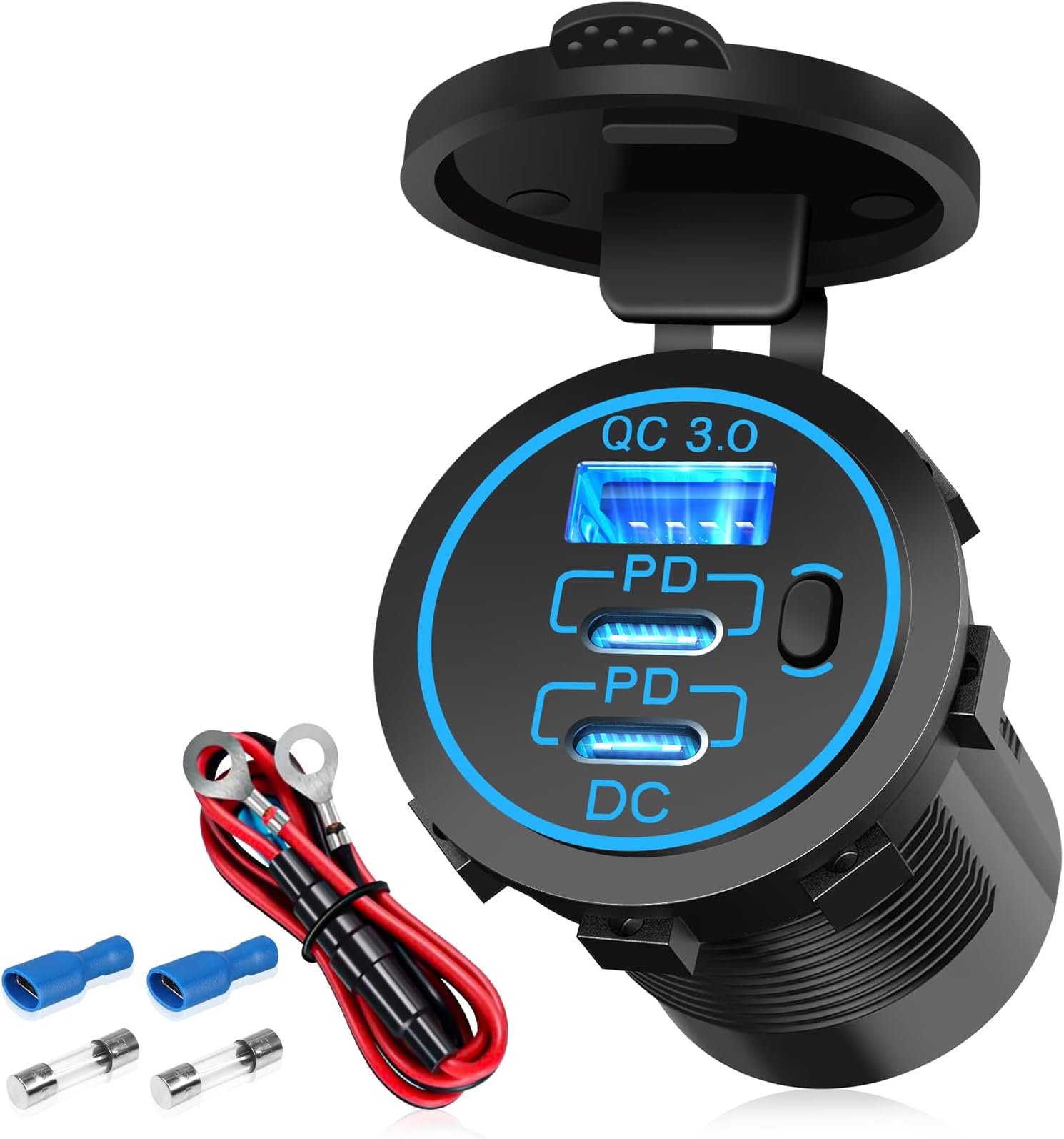 Amazon.com: Jackery 102W GaN 3-Port Fast Charger, Dual 100W USB-C & 18W ...