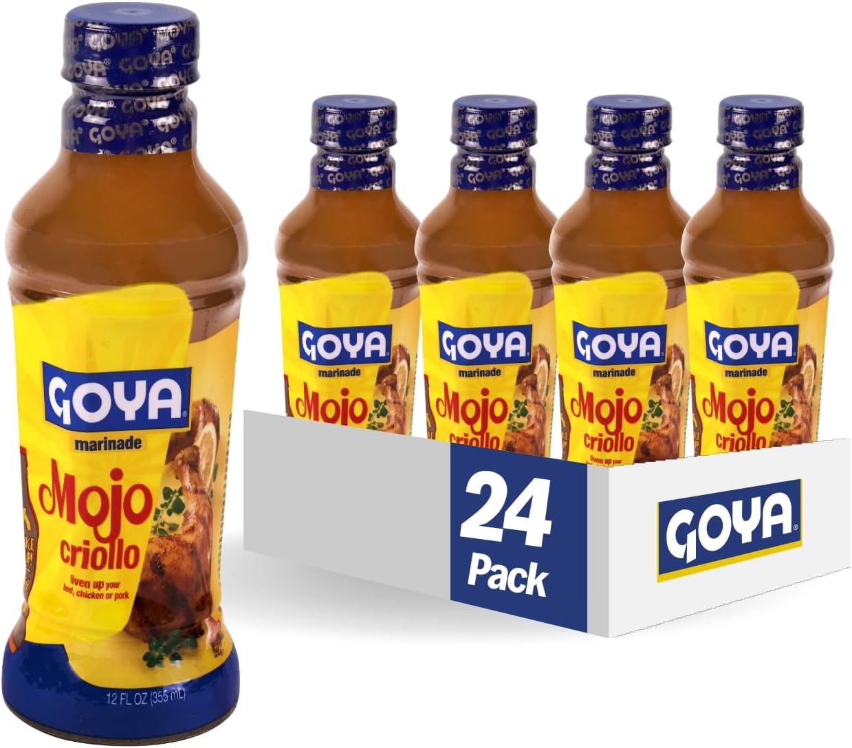 Amazon.com: Goya Foods Mojo Criollo Marinade, 12 Fl Oz (Pack of 24 ...