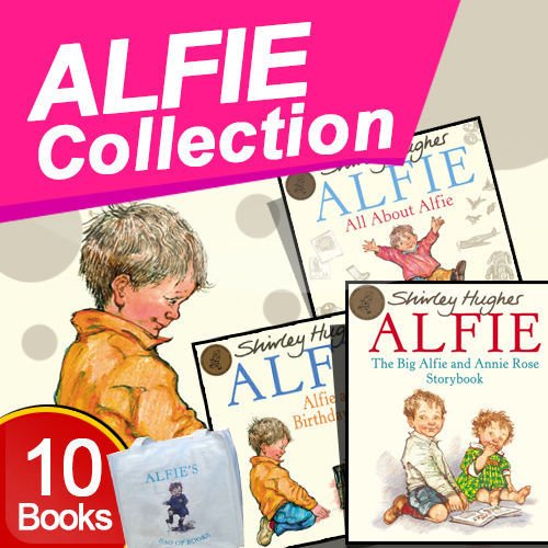 Shirley Hughes Alfie 10 Children's Books Collection (Alfie Gets in ...