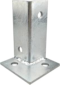 Amazon.com - Railing Post Bracket Ground Mount, 3x3 3x4 4x4 4x6 6x6 7x7 ...
