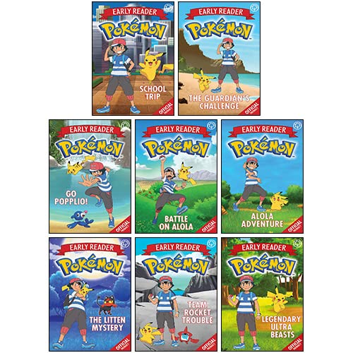Amazon.com: The Official Pokemon Early Reader 8 Books Collection Set ...