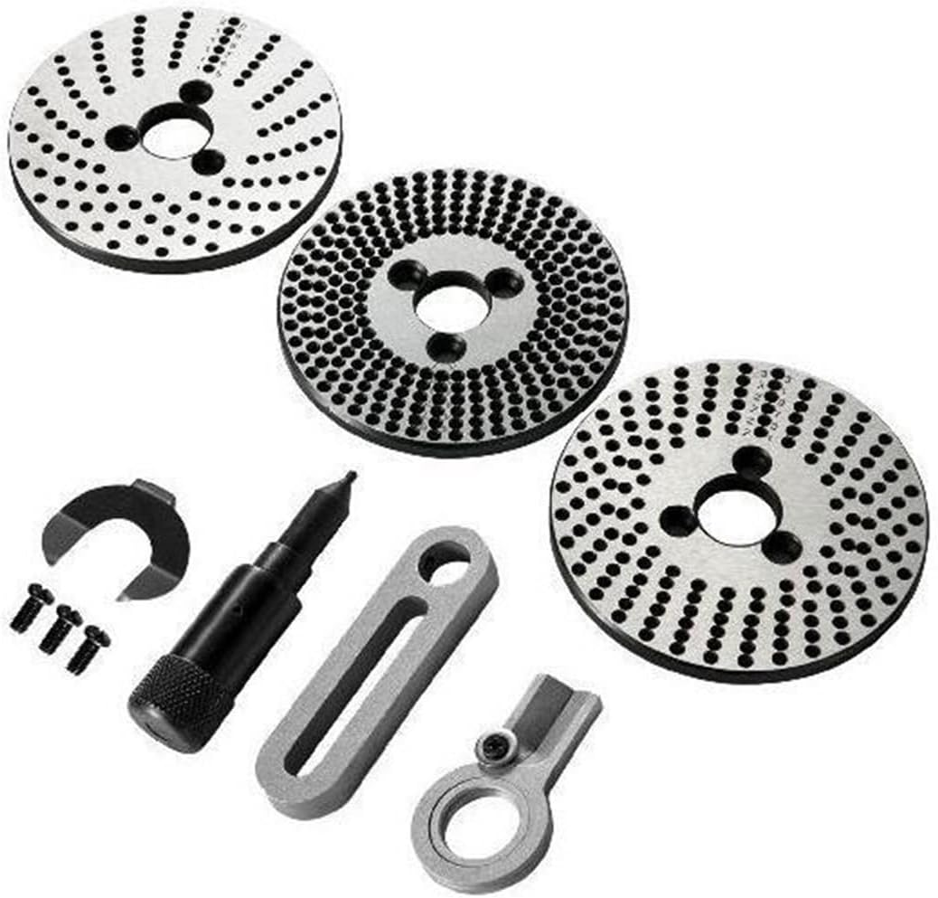 3 Stück 4-Zoll-Teilkopf-Indexplatte for Drehtische, Fräsarbeiten in den ...