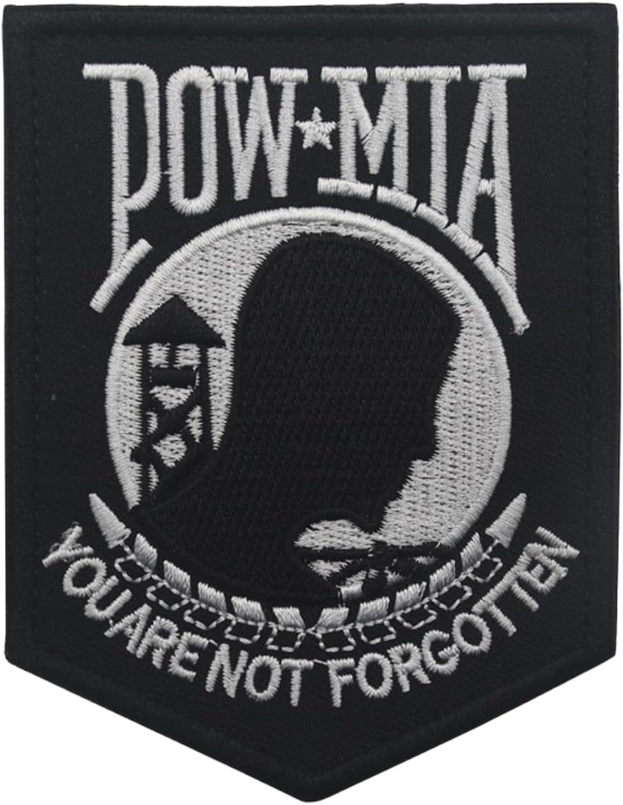 Amazon.com: POW MIA You are NOT Forgotten Patch, Embroidered Badge ...