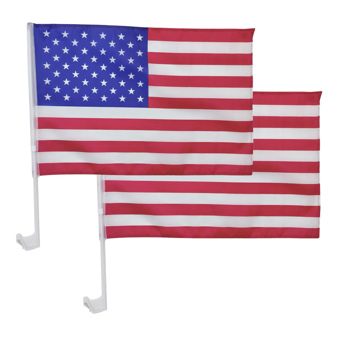 Amazon.com: 2 Pack American Car Window Flag, 17" x 12" USA American Car ...