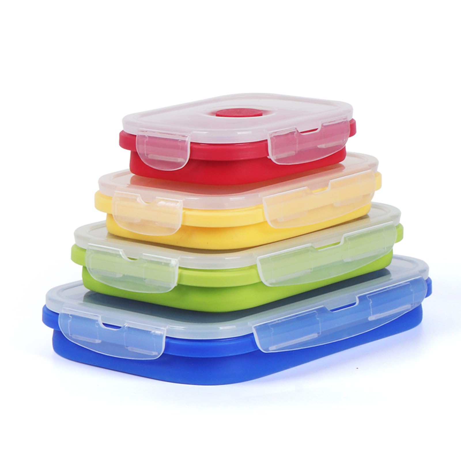 Amazon.com: NATUREKIT 4 Collapsible Silicone Food Storage Containers ...