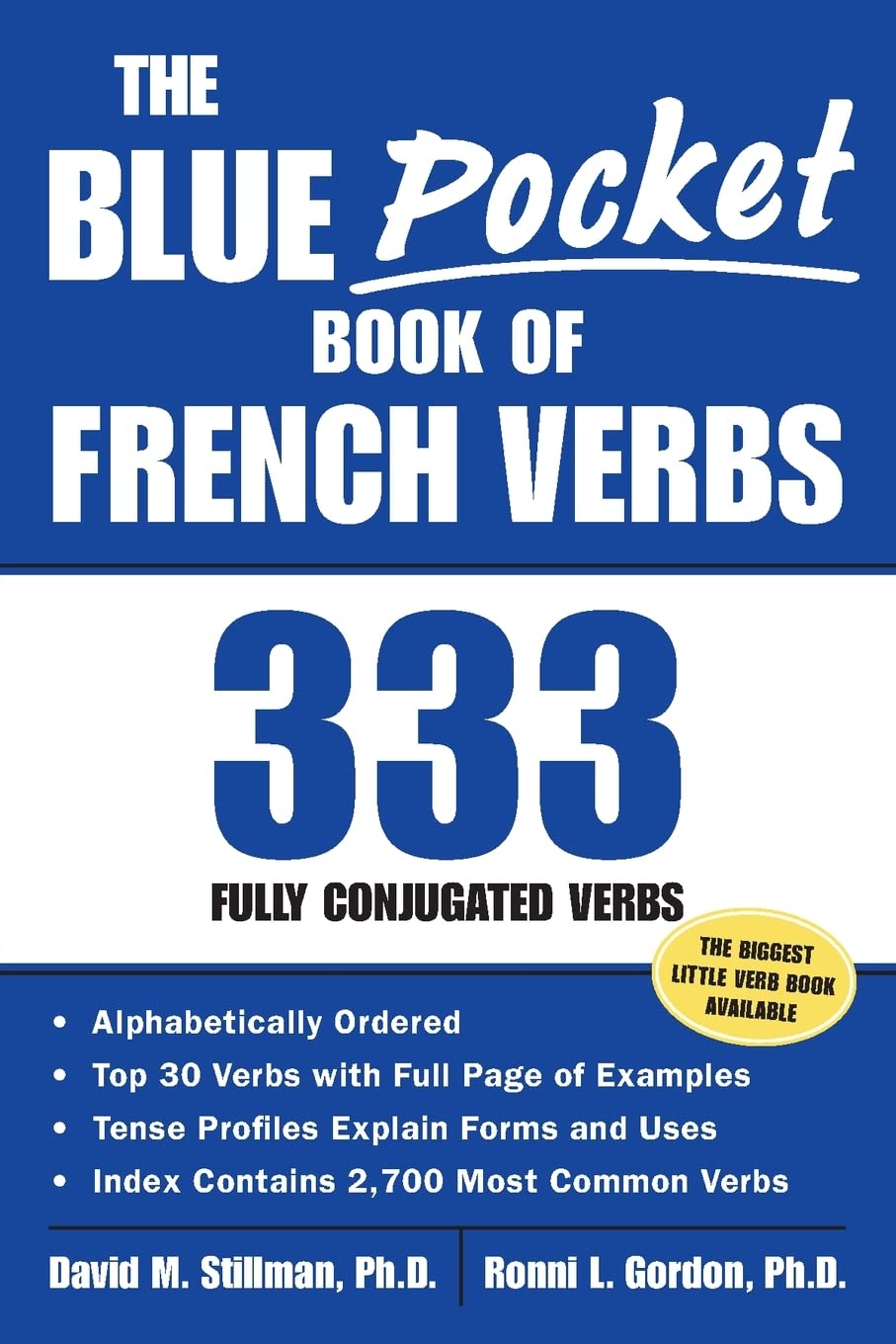 Amazon.com: The Blue Pocket Book of French Verbs : 333 Fully Conjugated ...