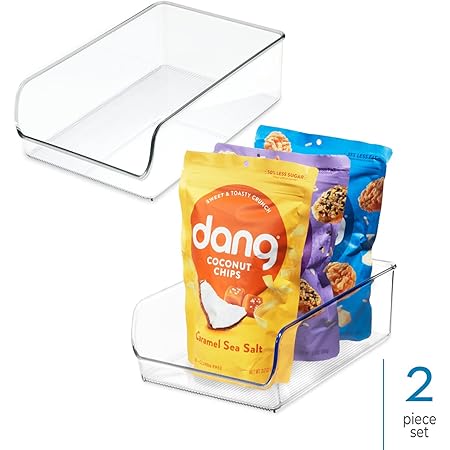 Amazon.com - iDesign Linus Plastic Kitchen Storage Bin, Storage ...