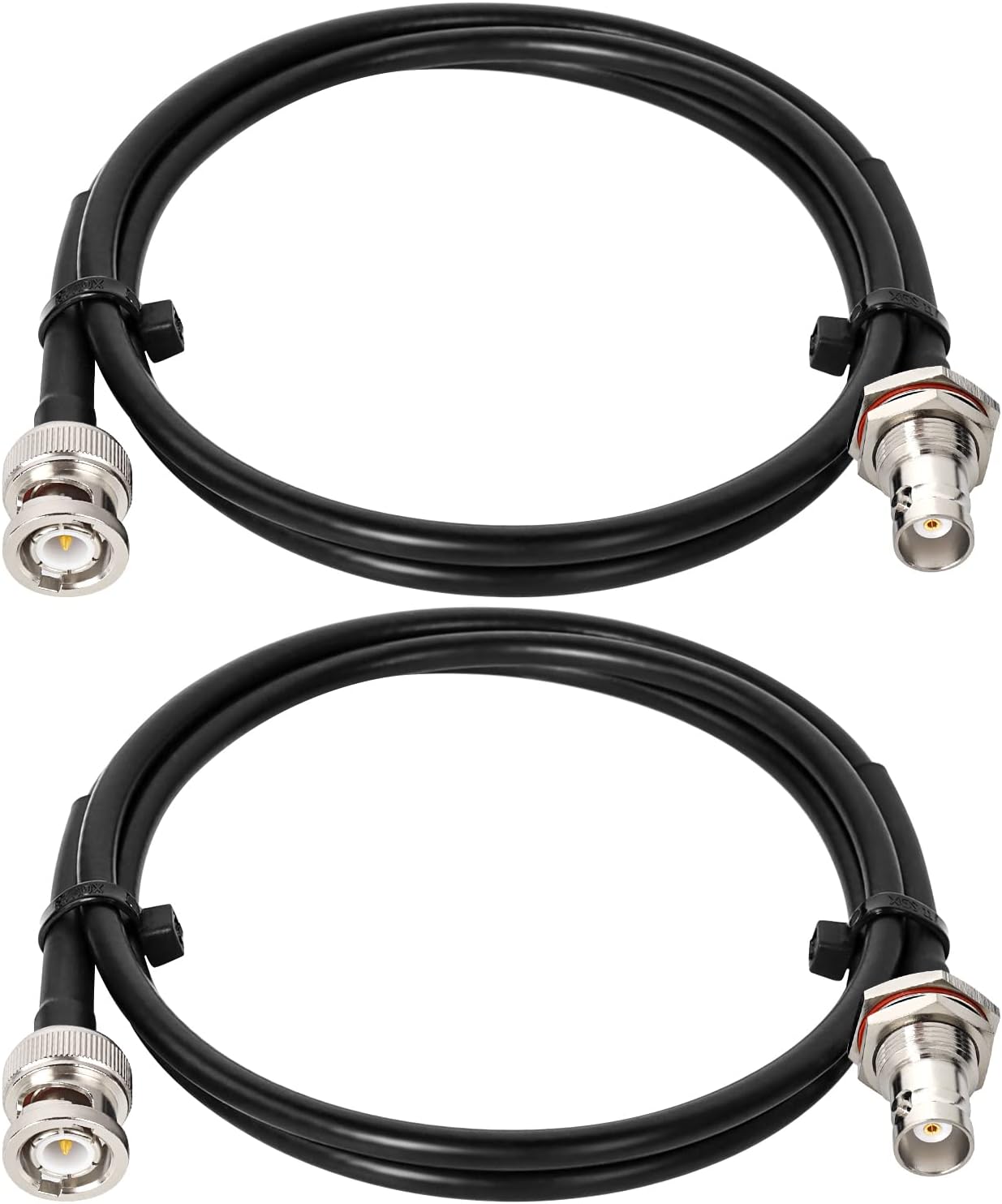 Amazon.com: Extension Cable BNC Male to Female Connector Plug to Jack ...