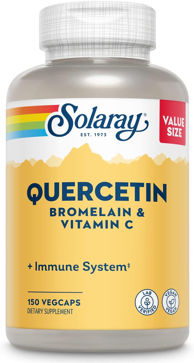 Amazon.com: SOLARAY Quercetin Bromelain & Vitamin C, Immune System ...
