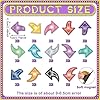 Amazon.com: Outus 36 Pcs Mini Arrows Magnets Cute Decorative Marquee ...