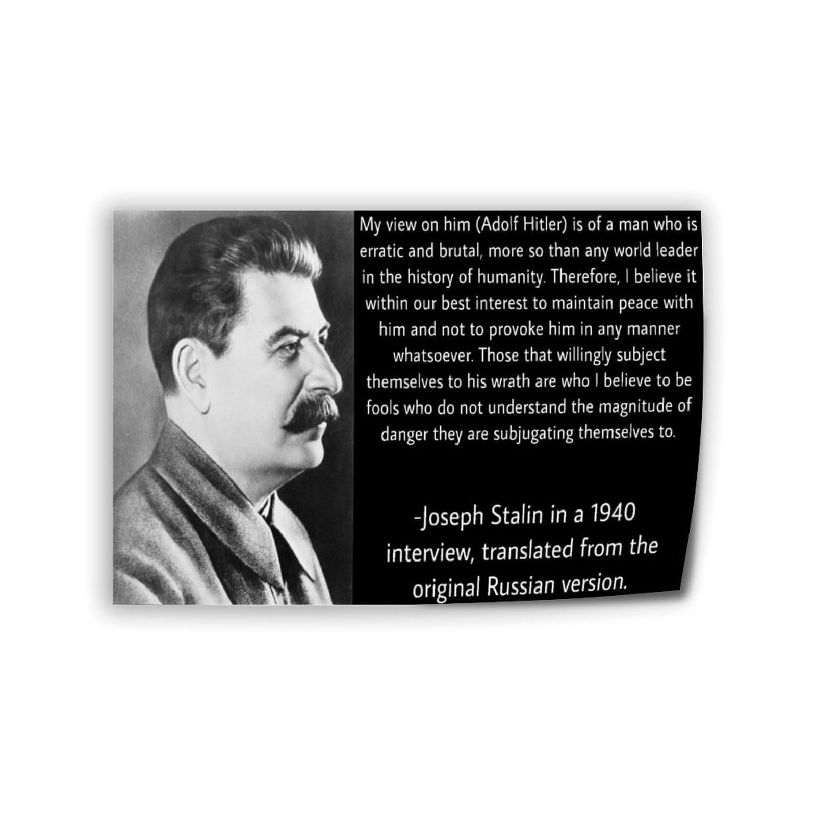 Brutal Stalin Quotes Channeling Stalin: Unscrambling Russian