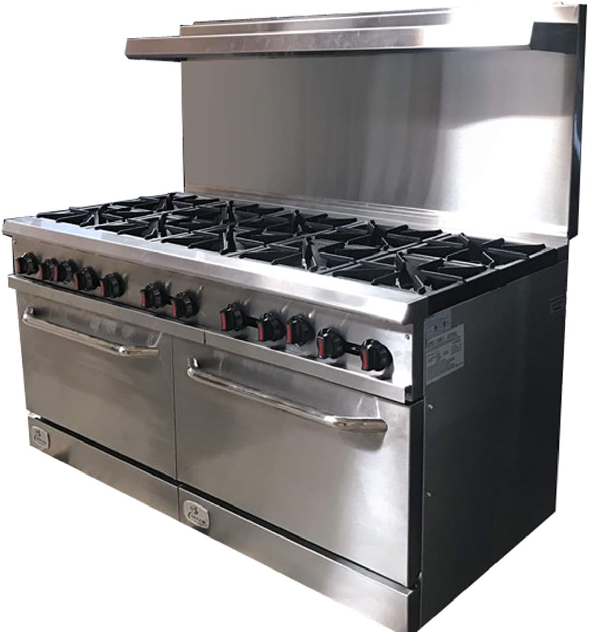 Amazon.com: Commercial Range&Oven 60" Width, 10 Burners, 2 Ovens ...