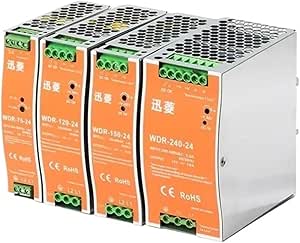 Amazon.com: WDR-75W/120w/150w/240W Switching Power Supply 220V to 24V ...