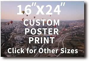 Amazon.com: GADITIEK Personalized Posters - Upload Your Photo For Custom Printing Posters - Home ...