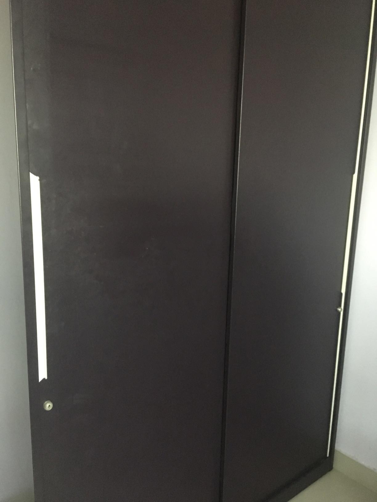 GODREJ INTERIO Almirah Slide N Store Pro 2-Door Steel Sliding Wardrobe ...
