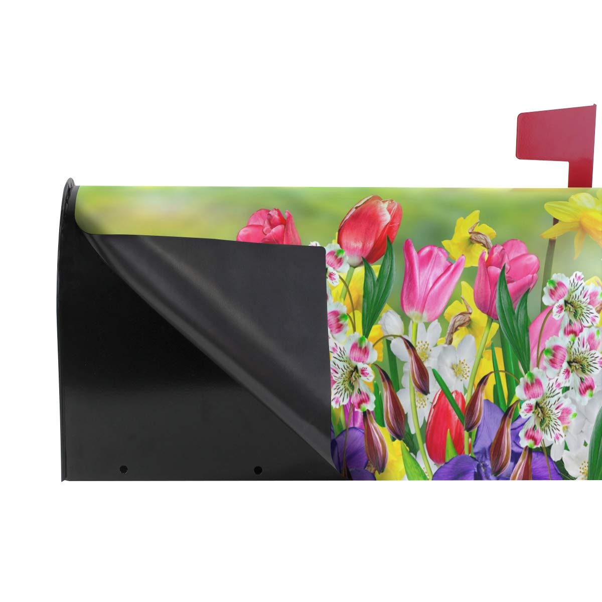 Spring Flowers Mailbox Cover For Garden Lukbfall Spring Flowers ...