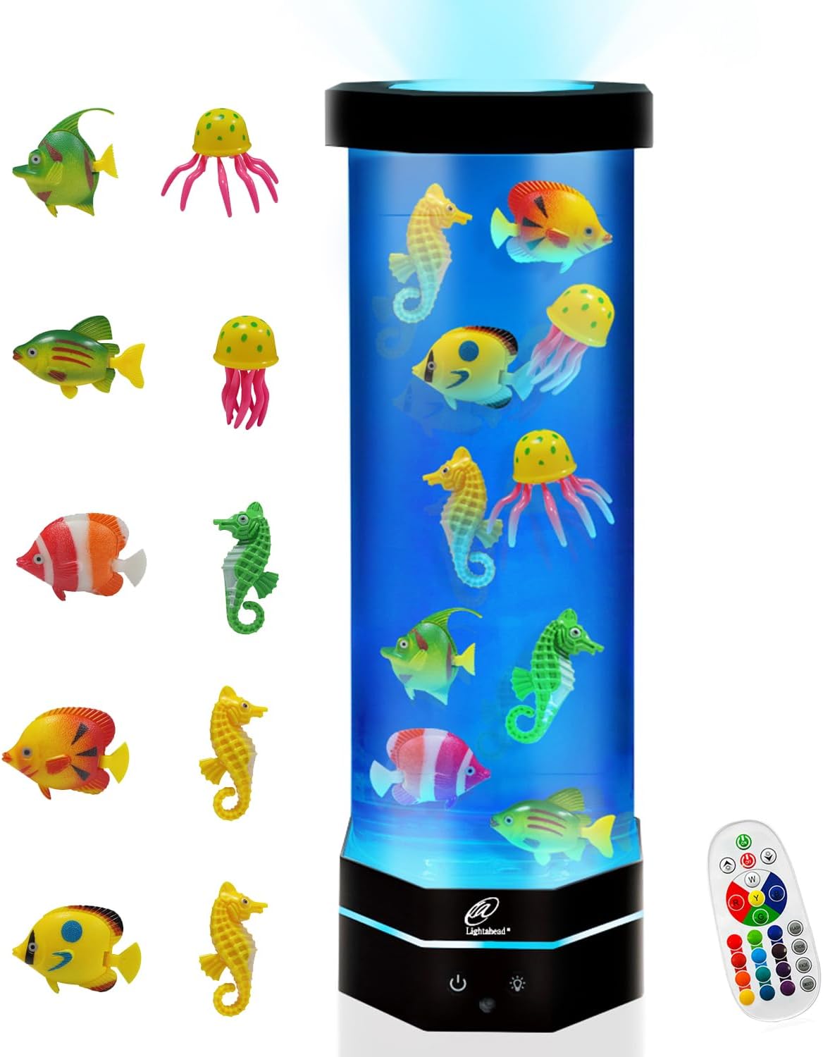 Amazon.com: Yosoo LED Fish Aquarium, Water Ball Tropical Fish Aquarium ...