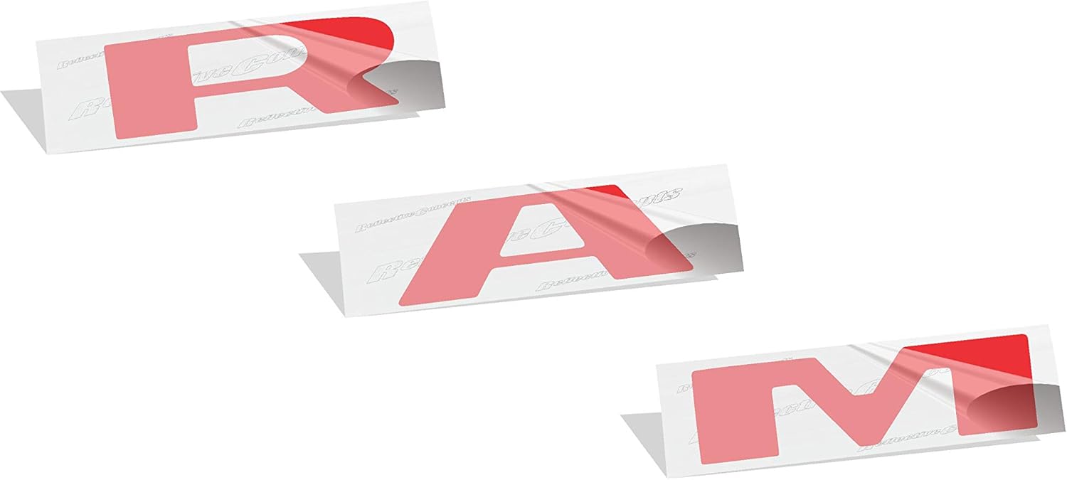 Amazon.com: Reflective Concepts - RAM Tailgate Emblem Overlay Decal ...