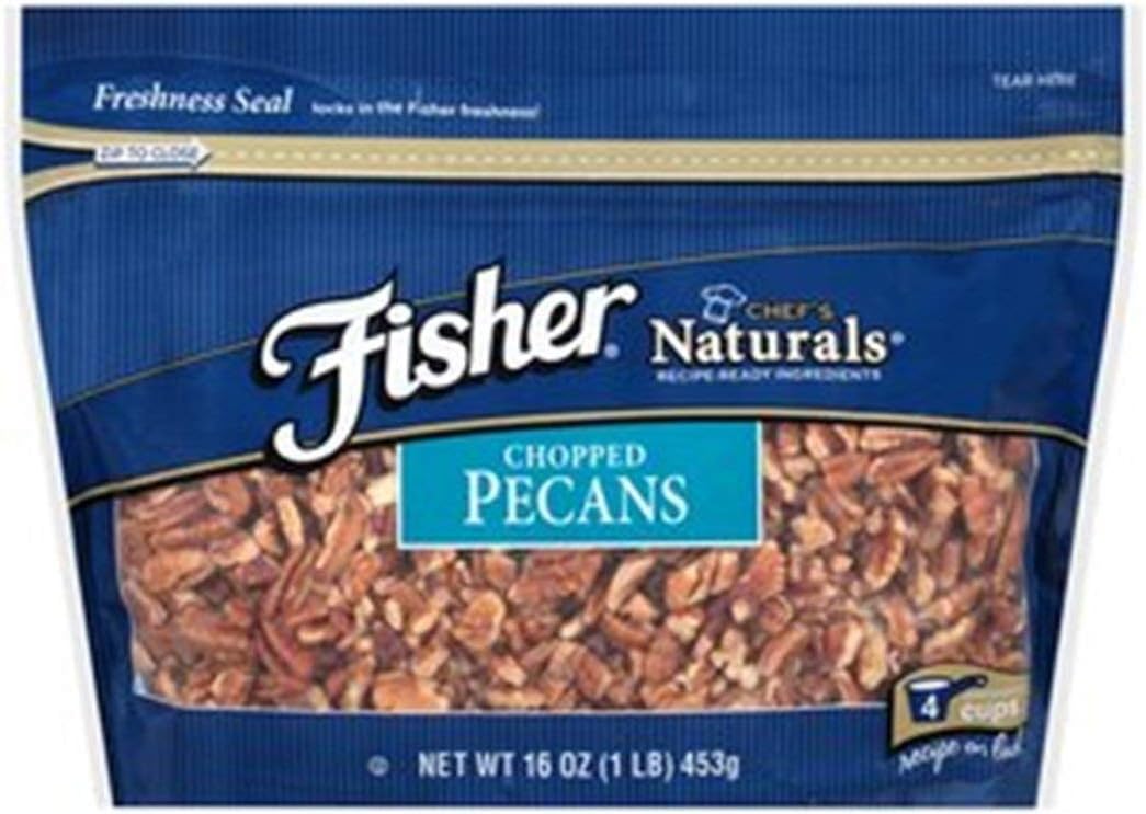Amazon.com : Amazon Brand - Happy Belly Pecan Halves, No Added Salt, 8 ...