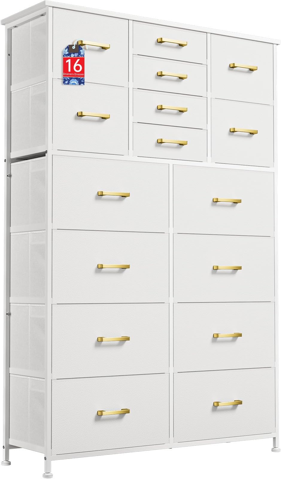 Amazon.com: GarveeHome Tall Dresser for Bedroom, White Dressers ...
