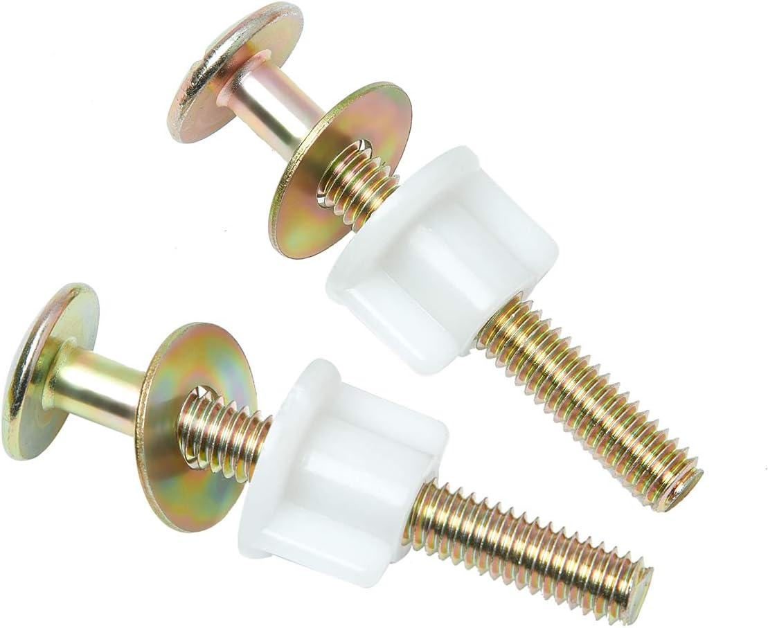 DANCO Brass Closet Bolts with Nuts and Washers Toilet Bolt Set, 1/4 ...