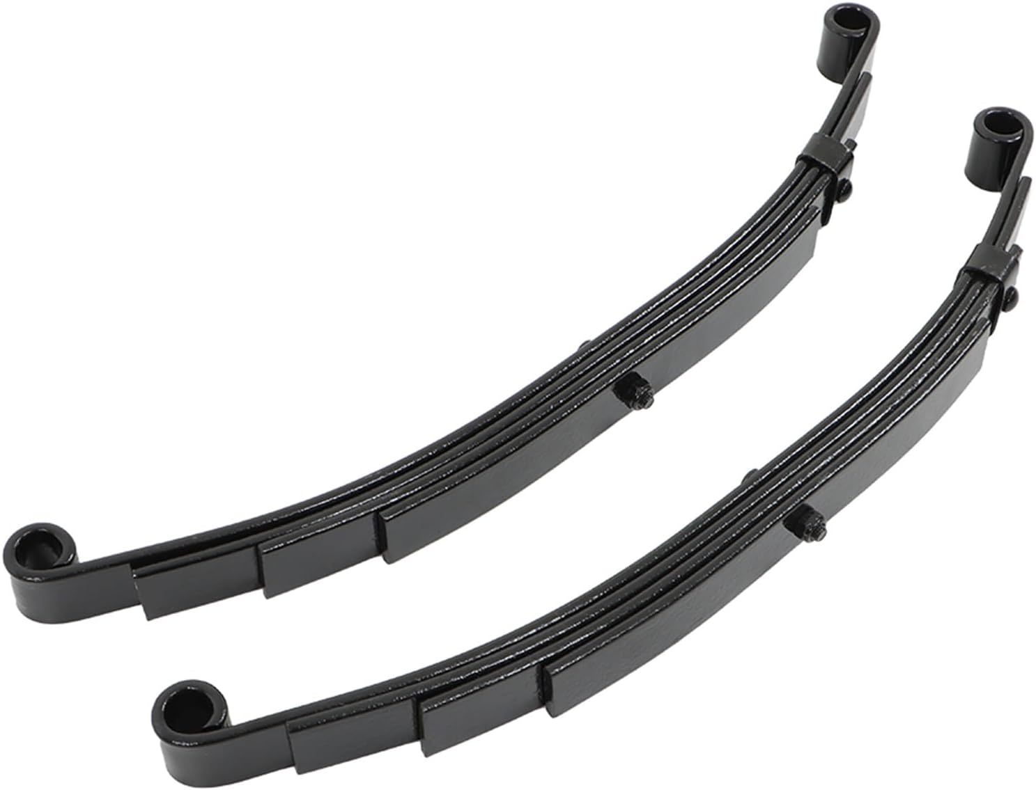 Amazon.com: ANTUKO 2 Pieces Trailer Leaf Spring 4 Leaf Double Eye 1750 ...