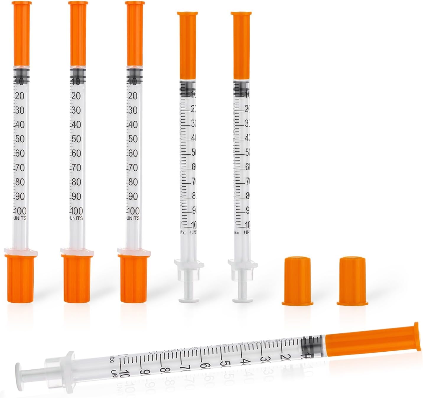 Amazon.com: 1ml/cc 30G 5/16 Inch Syringes, Scientific Lab Syringe, Individually Wrapped, Pack of ...