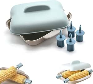 Amazon.com: Microwave Corn Steamer - Cob Cooker with Lid & Handle ...