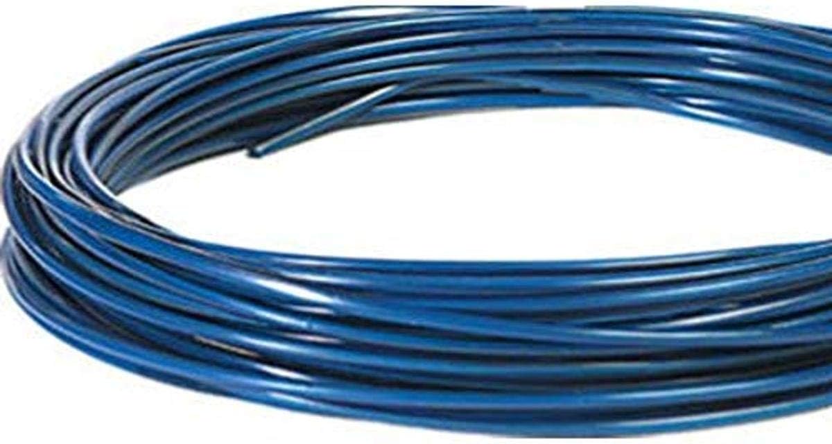 The Hillman Group 123115 18 Plastic Coated Wire, 1-Pack,Teal Plastic ...