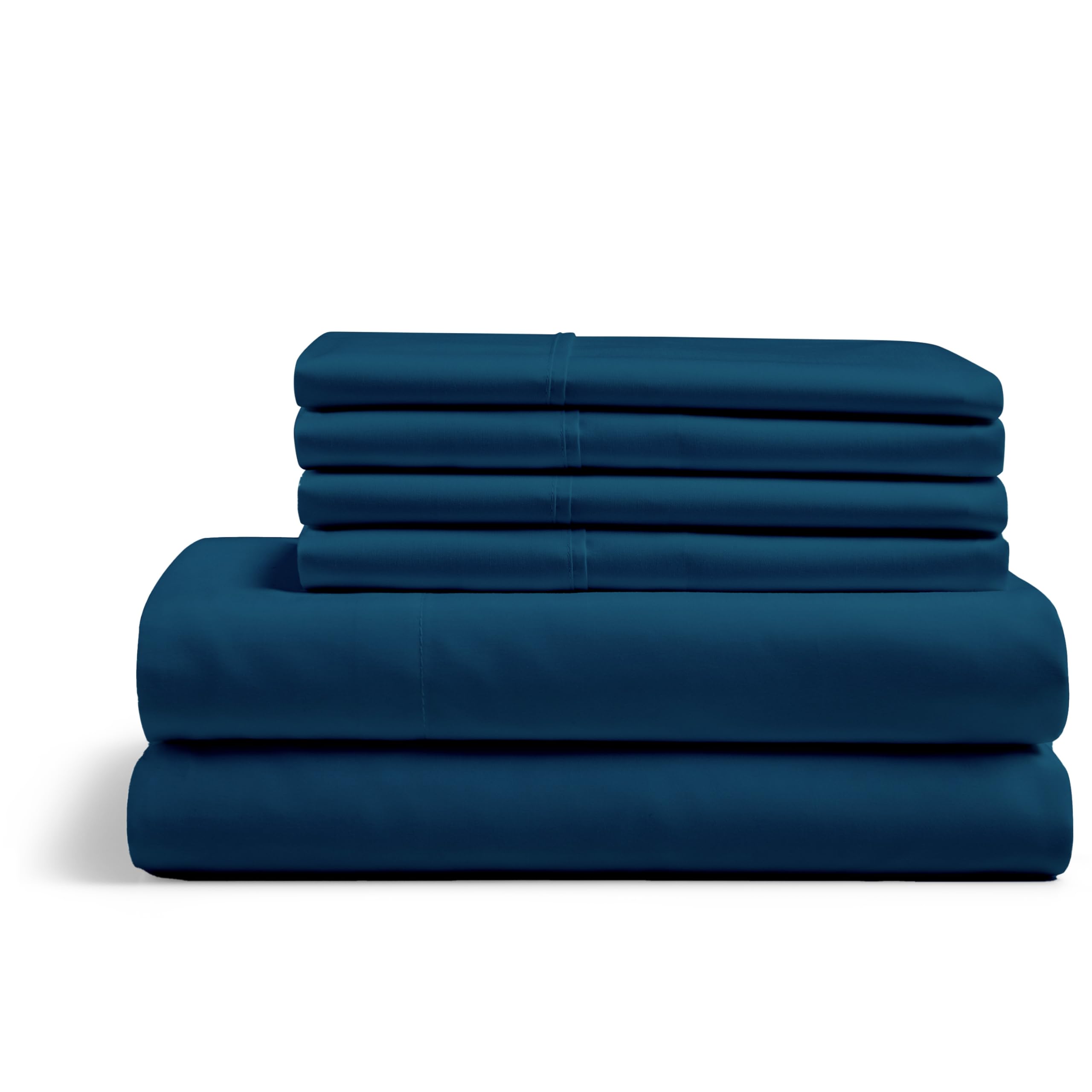 Amazon.com: Cosy House Collection Luxury Sheets - 6 Piece Bedding Set ...