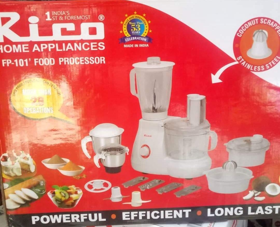 Rico Japanese Technology Food Processor with Coconut Scraper, Juicer ...