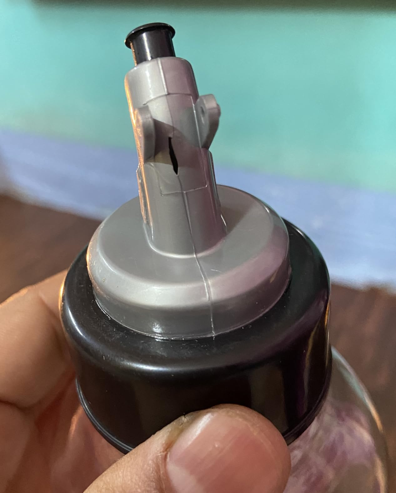 The Earth Store 1000 ML Plastic Oil Dispenser Transparent Cooking Oil ...