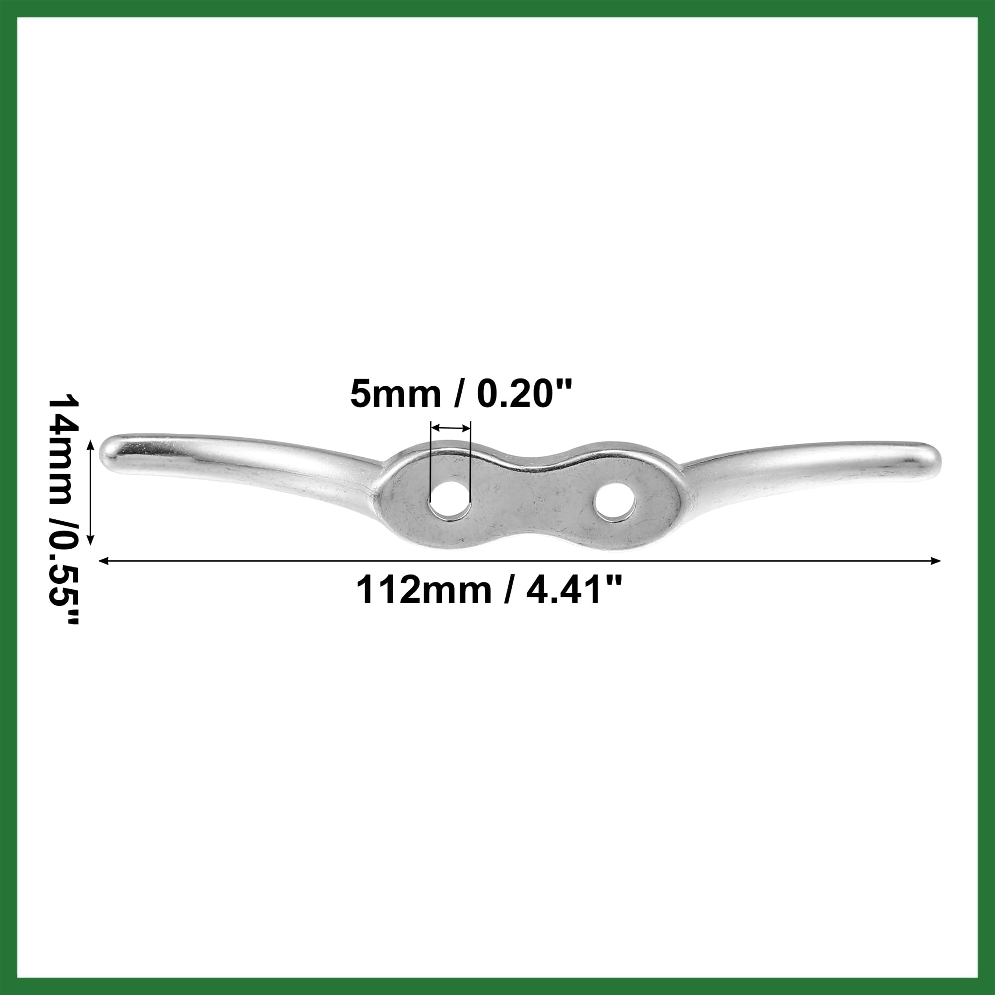 Motoforti 4 Inch Stainless Steel Flagpole Cleat Hook Boat Deck Cleats ...