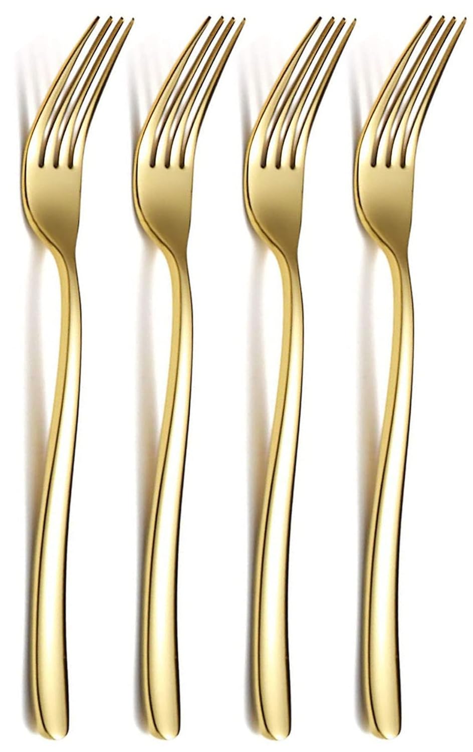 Buy Kankuwar Gold Dinner Forks Set, Cutlery Forks,Flatware Forks Fruit ...