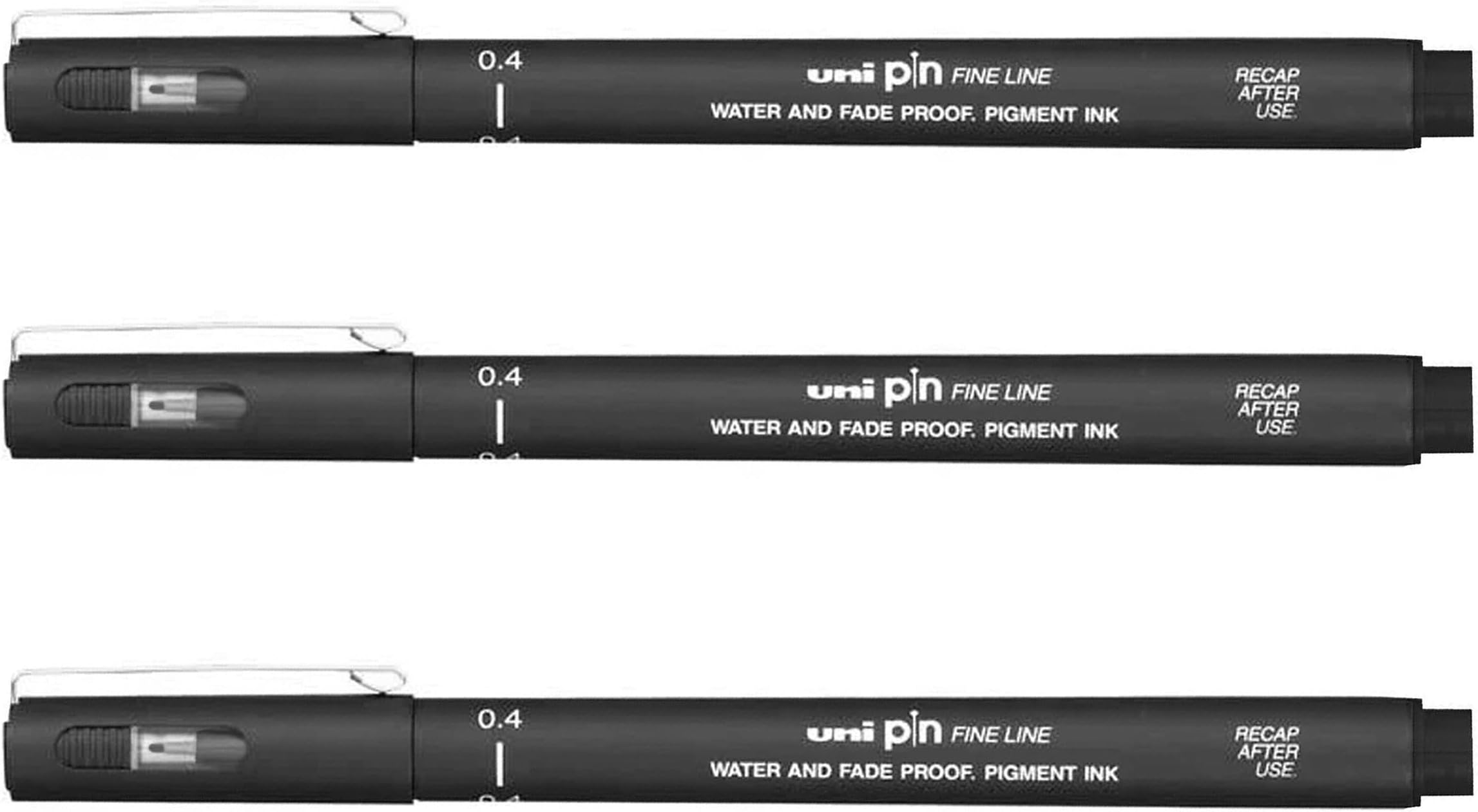 UNI-BALL PIN DRAWING PEN FINELINER ULTRA FINE LINE MARKER 0.4mm BLACK ...