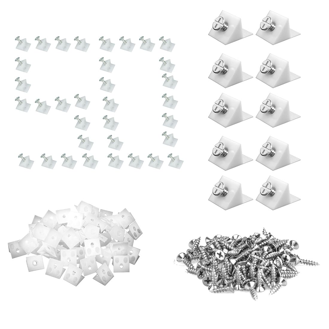 50Pcs Drawer Supports, Drawer Supports for Sagging Drawers Plastic Fix ...