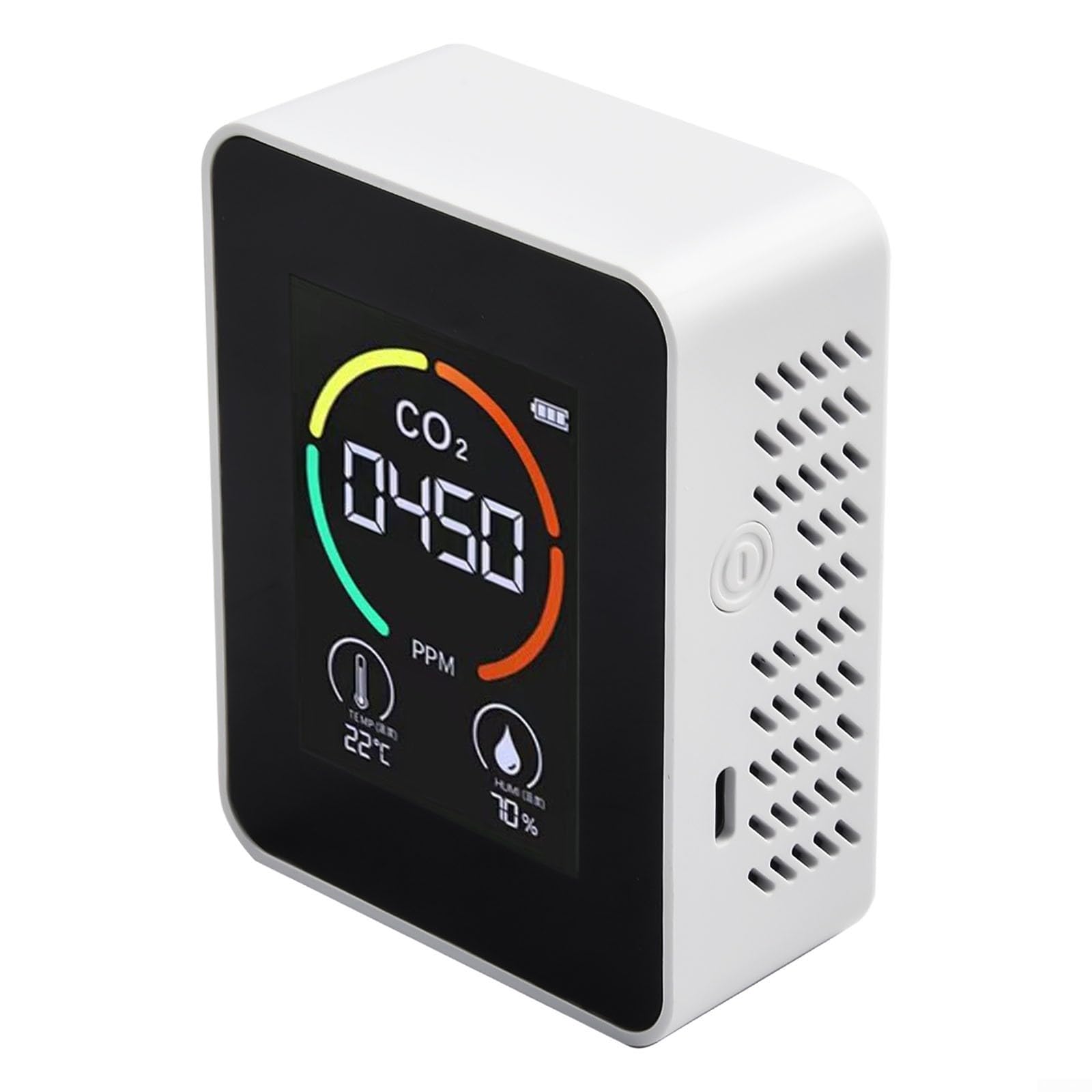 3 In1 Carbon Dioxide Detector, Air Quality Detector Indoor, Temp ...