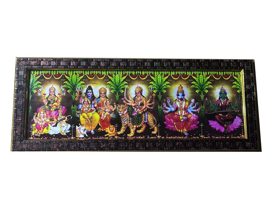 Buy GENERIC Five In One Photo Frame For Pooja | Photo Frame Of Ganesha ...