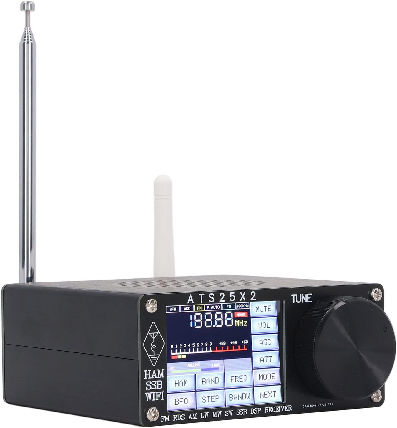 Full Band Radio Receiver, FM AM MW SW SSB DSP Shortwave Multi Modes ...