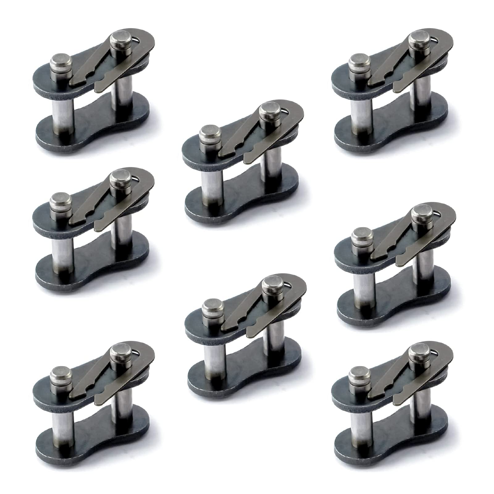 Amazon.com: #40 Chain Master Links, Carbon Steel Heavy Duty Roller ...