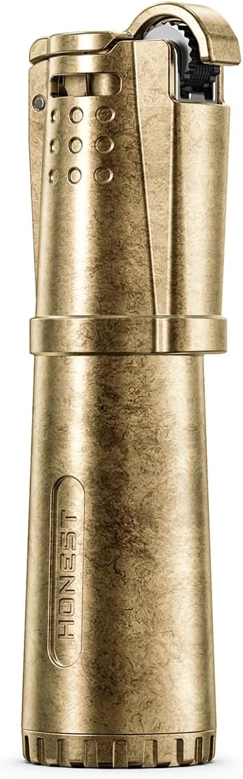 Amazon.com: Metal Mini Portable Pocket Flint Wheel Oil Petrol Cigarette ...