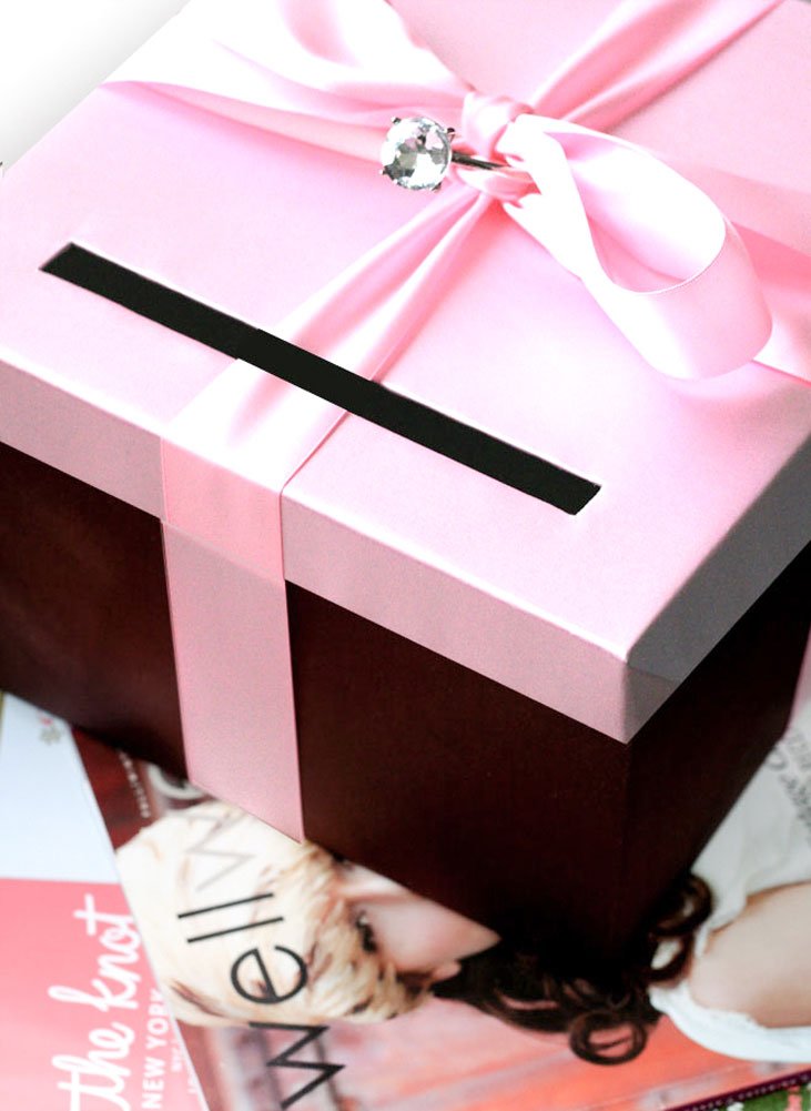 Amazon.com: The Wedding Main St Wedding Card Box, Wedding Card Holder ...