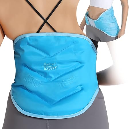 Amazon.com: Back Ice Wrap for Back Pain Relief, Reusable Ice Back Packs ...