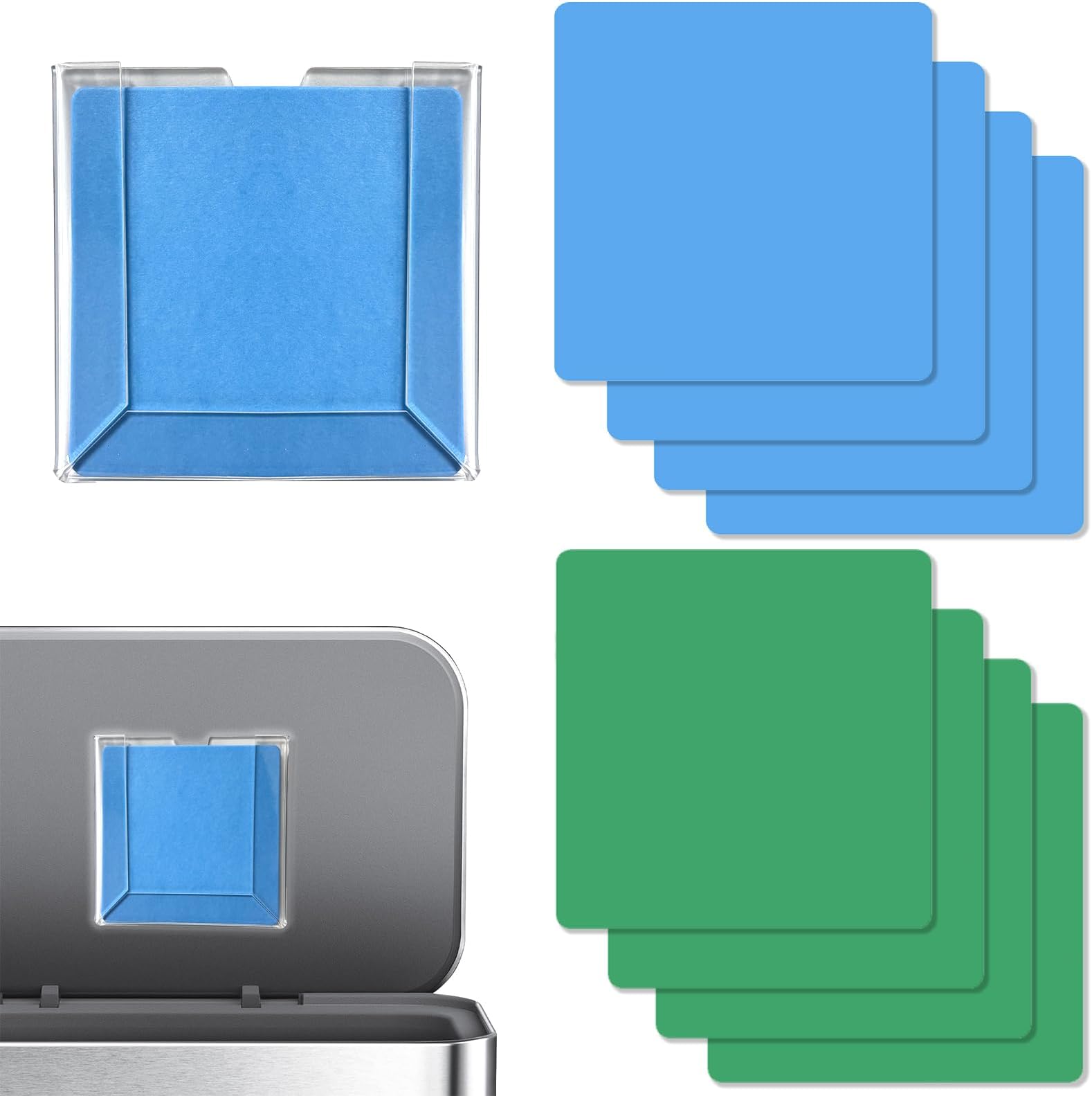 Amazon.com : 12-Pack Universal Stick-on Trash Can Odor Absorbing ...