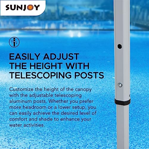 Snapklik.com : Sunjoy Floating Pool Canopy